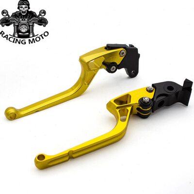 适用大阳ADV350 V锐150V锐300改装牛角左右刹车手柄刹车拉杆配件