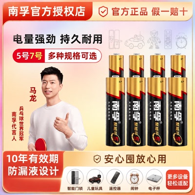 南孚聚能环碱性干电池遥控门锁