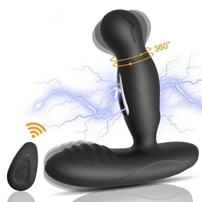 Electric Shock Butt Anal Plug Remote Control Vibrator For Wo