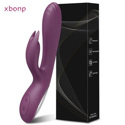 Powerful G Spot Rabbit Vibrator for Women Nipple Clitoris St