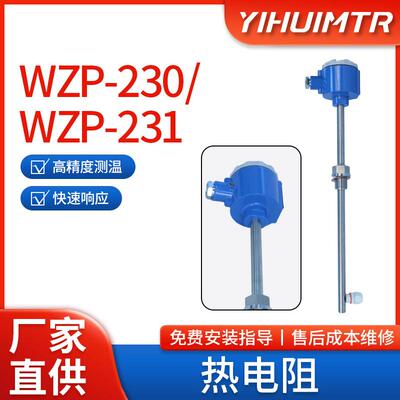 PT100热电阻温度传感器WZP-230231A级M27*2耐高温