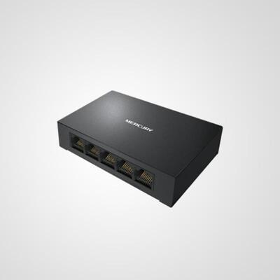 MERCURY SG105D 铁壳5口8口千兆交换机网线分线器集线器家用宿