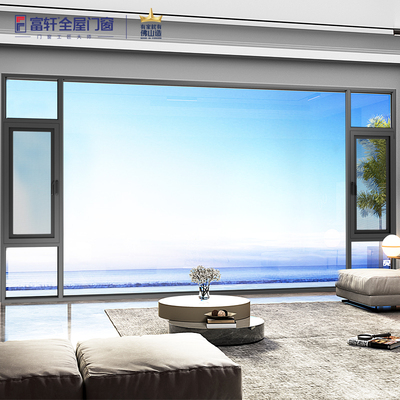 富轩门窗富美F5双内开窗加厚断桥铝门窗封阳台隔音铝合金系统门窗
