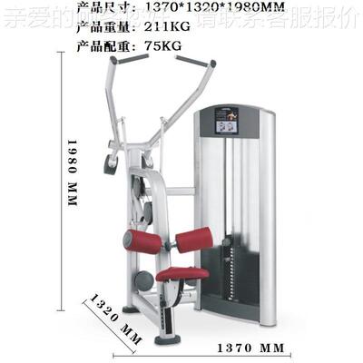 拉高训练器坐式 商用背脊8742力量器械室 竞美内健乐身器材 高拉