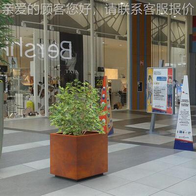 加工定制户外部铁艺花盆室外小区37046花园种花街植绿化坛售楼商