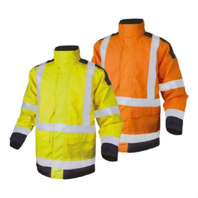 代尔塔404012工装反光多功能工作防寒服防寒防水服ENISO20471