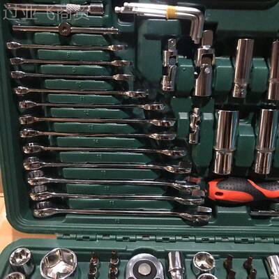 汽修套工套装VCU216件套筒扳手汽保工具具72齿快扳手筒组速合工具