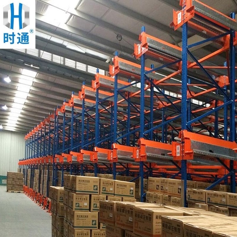 时通智能穿梭式货架自动化立体库储货架密集工厂云物流位货