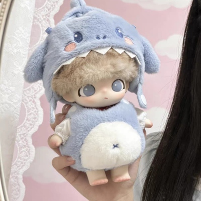 泡泡玛特DIMOO心动特调搪胶毛绒娃娃衣服可爱公仔换装娃衣套装服