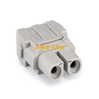 WAIN唯恩重载连接器HMK-002-FC 2芯40A 冷压模块轴向插头