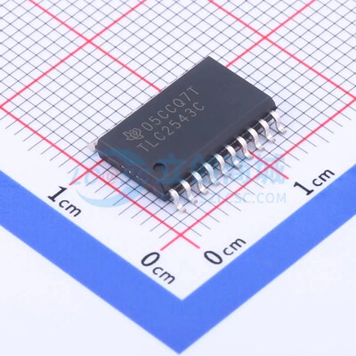 模数转换芯片ADC TLC2543CDWR SOIC-20-300mil 原装正品