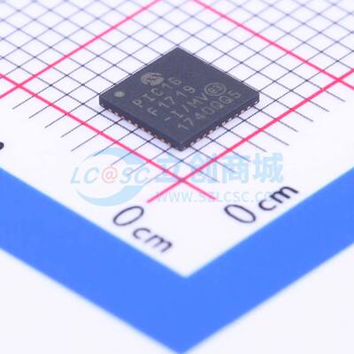 单片机(MCU/MPU/SOC) PIC16F1719-I/MV QFN-40-EP(5x5) 原装正品