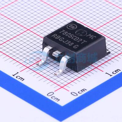 线性稳压器(LDO) MC7805CD2TG TO-263-2 原装正品
