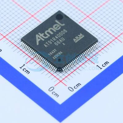 单片机(MCU/MPU/SOC) AT91R40008-66AU LQFP-100(14x14) 原装正品