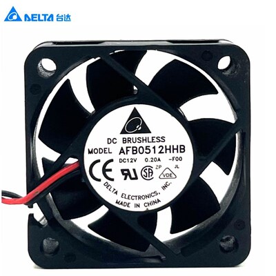 原装台达AFB0512HHB DC12V 0.20A 5015双滚珠高速服务器散热风扇