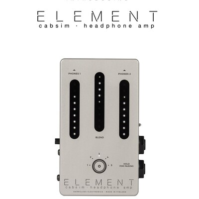 现货 Darkglass ELEMENT 吉他贝司箱体模拟 耳放单块效果器 DI盒