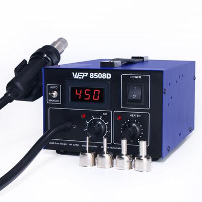 直销WEP-8508D恒温数显热风拆焊台热风返修台
