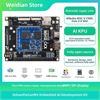 魏东山佳南K230Canmv Ai计算K210升级版全美Ai开发板人脸识别