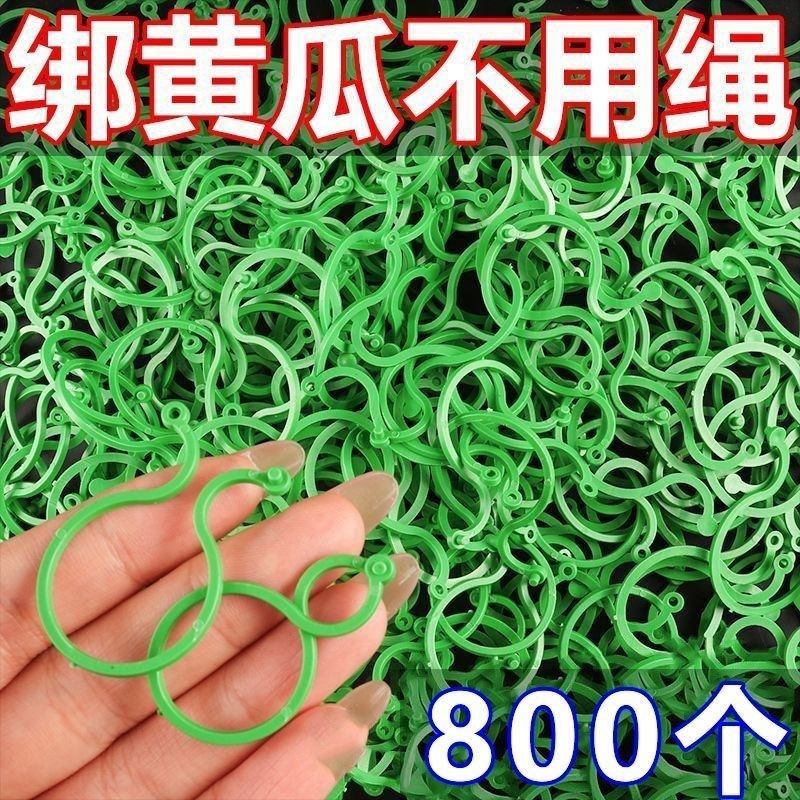 黄瓜西红柿豆角爬藤绑枝8字夹绿植蔬菜捆藤蔓专用固定夹绑枝机