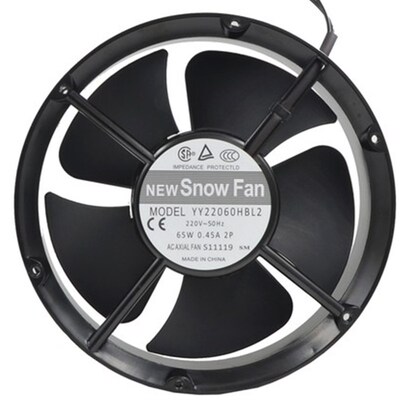 全新SNOWFAN YY22060HBL2 220V 20060 65W 0.45A机柜轴流散热风扇
