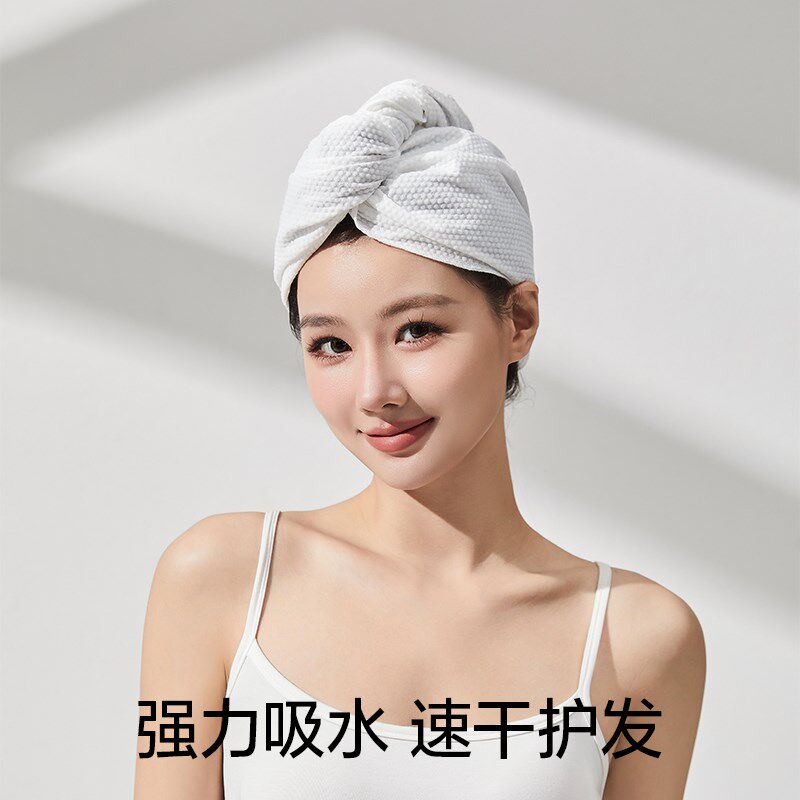 口袋旅行一次性干发帽加厚双层便携超强吸水女浴帽压缩毛巾擦头发