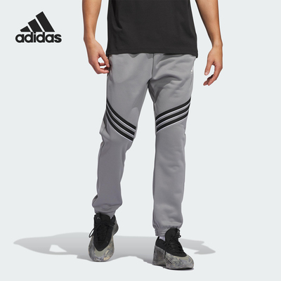 Adidas/阿迪达斯正品春秋男士休闲宽松束脚针织运动长裤JN2495
