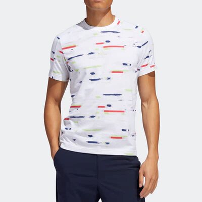 Adidas/阿迪达斯正品休闲男子运动透气时尚潮流短袖T恤衫 FT2774