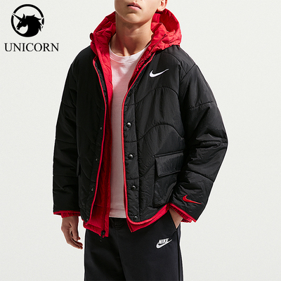 Nike/耐克正品2025冬季款大童日常连帽保暖假两件外套IU7352-010