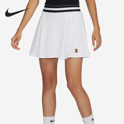 Nike/耐克正品运动女子透气休闲网球健身半身裙FB4154-100
