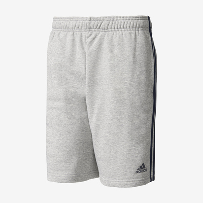 Adidas阿迪达斯正品ESSENTIALS男条纹松紧运动中长裤/短裤BK7469