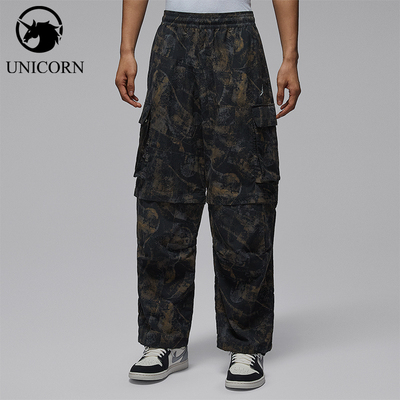 Nike/耐克正品JORDAN男士休闲松紧腰可拆卸运动长裤IF1882-010