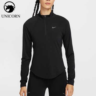 Nike/耐克正品2025女士透气运动修身立领跑步长袖上衣HV2843-010