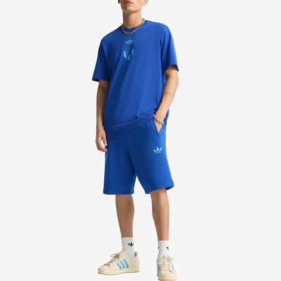 Adidas阿迪达斯正品Messi Shorts男款松紧侧口袋五分短裤JY9558