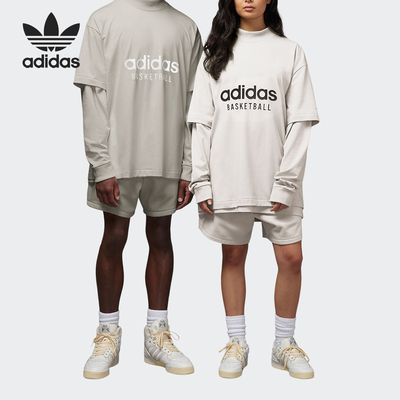 Adidas/阿迪达斯官方正品三叶草男女宽松透气休闲短袖T恤IA3447