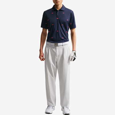 Nike耐克正品Par男针织弹力速干短袖翻领高尔夫球服II4174-419