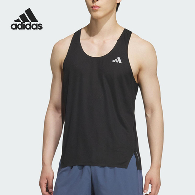 Adidas/阿迪达斯官方正品ESS TANK TOP男女修身运动背心KH3756
