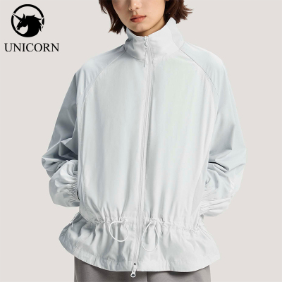 Adidas/阿迪达斯正品FOS WOVEN JACKET女士经典立领外套KU5355