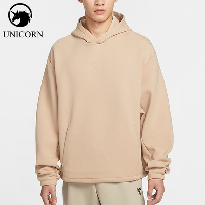 Nike/耐克正品Kobe新款男亚麻色休闲篮球连帽卫衣IF4899-242