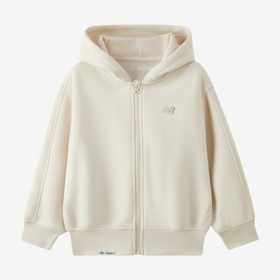New Balance新百伦正品儿童针织连帽拉链休闲卫衣4DG14032-LBG