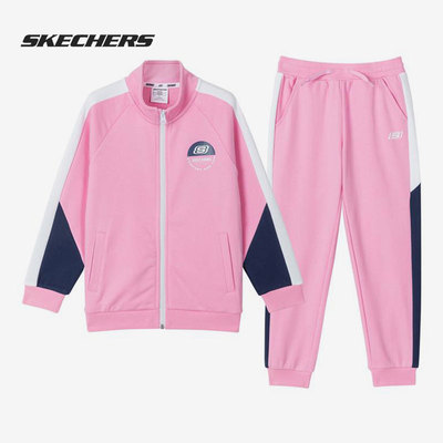 Skechers/斯凯奇正品 春季儿童潮流休闲户外两件套 L121G120