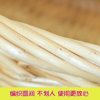 K8242S藤编提篮出编便携外式车载安抚摇篮睡篮新生提儿手篮织婴