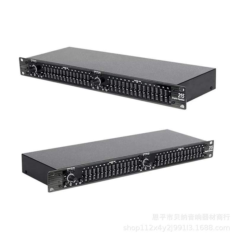厂家跨境直销215XL双15段均衡器专业家用舞台演出婚庆KTV会议调音