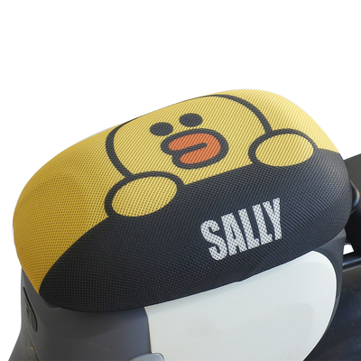 适用于9号电动车F90/A35+A90/BMAX6090/F35卡通坐垫套防晒座椅套