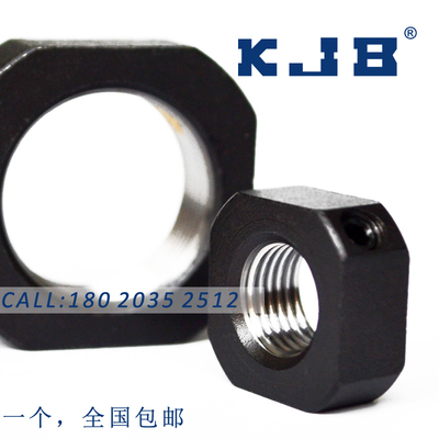 RN301.5P方型精密滚珠丝杆顶丝防松滑止退厂家直销碳钢四方螺母