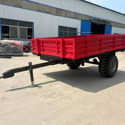 农用拖拉机牵引拖车多功能自卸运输车斗农田粮食运输车牵引农拖车