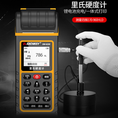 深达威SW-6230/6210里氏硬度计肖氏布氏洛氏手持式钢铁硬度检测仪
