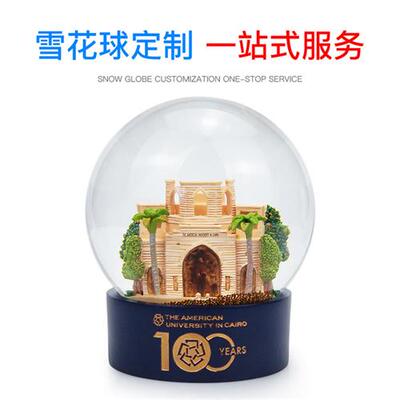 snowglobe树脂水球家居摆件雪花球亚马逊跨境树脂水球厂家