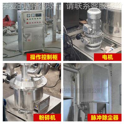 食片品碳酸钙超微粉碎机 灵芝草药磨山粉机 楂超微碎WHR机厂粉家
