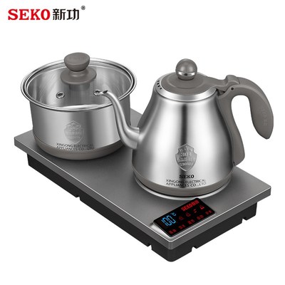 新功W52底部全自动上水电热水壶1800W大功率电茶炉泡茶专用烧水壶