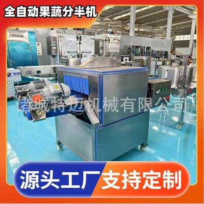 工业用胡瓜分半机食堂商用茄子分瓣机输送带式分半设备厂家